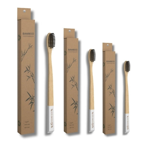 Bamboo Toothbrush - Pack of 5 - Eco Origin